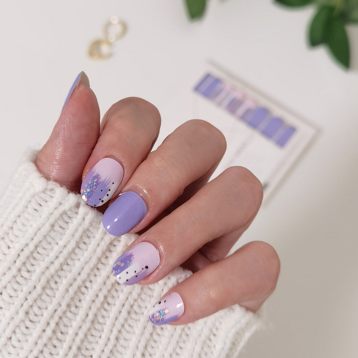Lilac Bliss by NAILWRAP.CO | DIY Self Care Manicure Kit