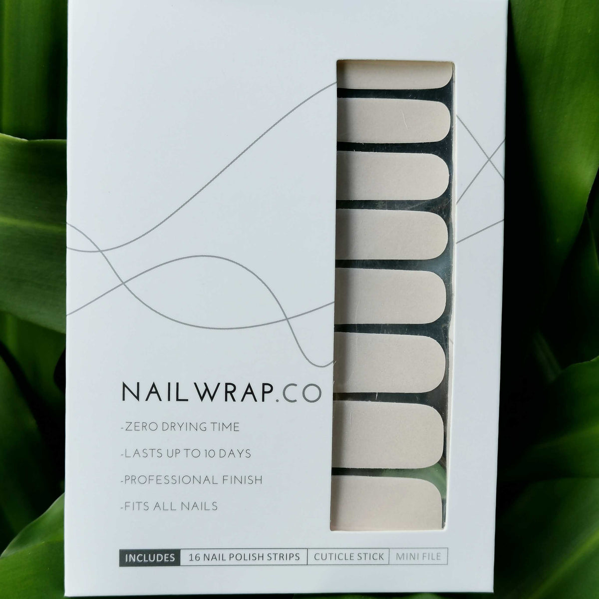 Satin Sheen (Solid) by NAILWRAP.CO | DIY Self Care Manicure Kit